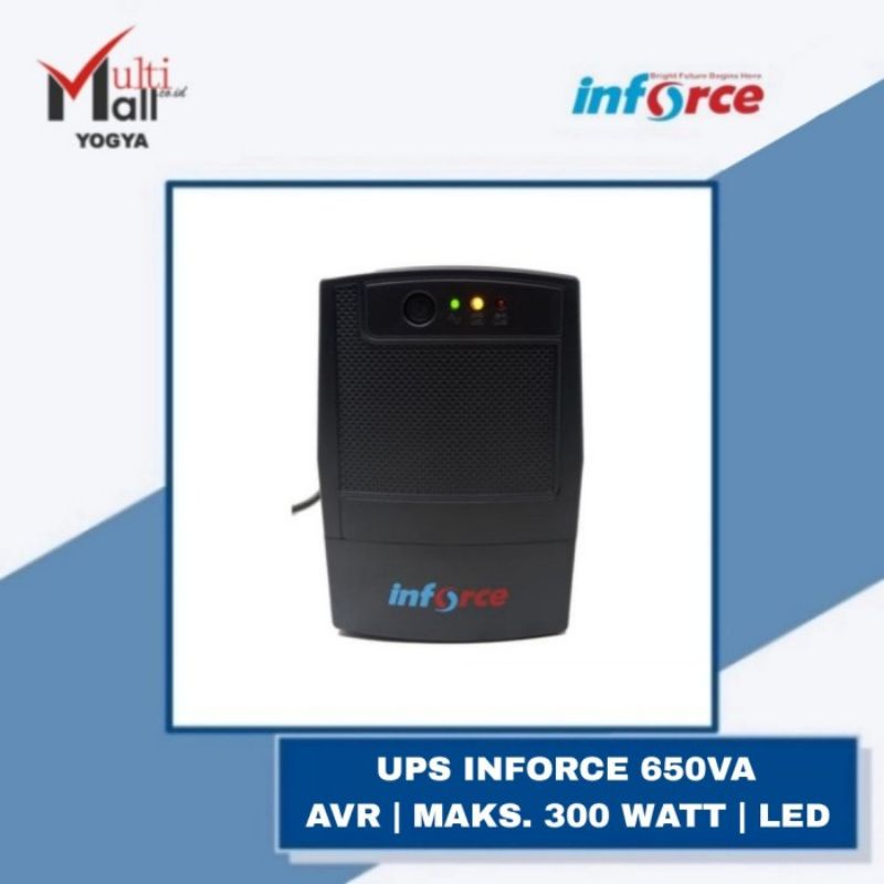 Jual Inforce UPS 650VA 300 Watt with Stabilizer (AVR) | Shopee Indonesia