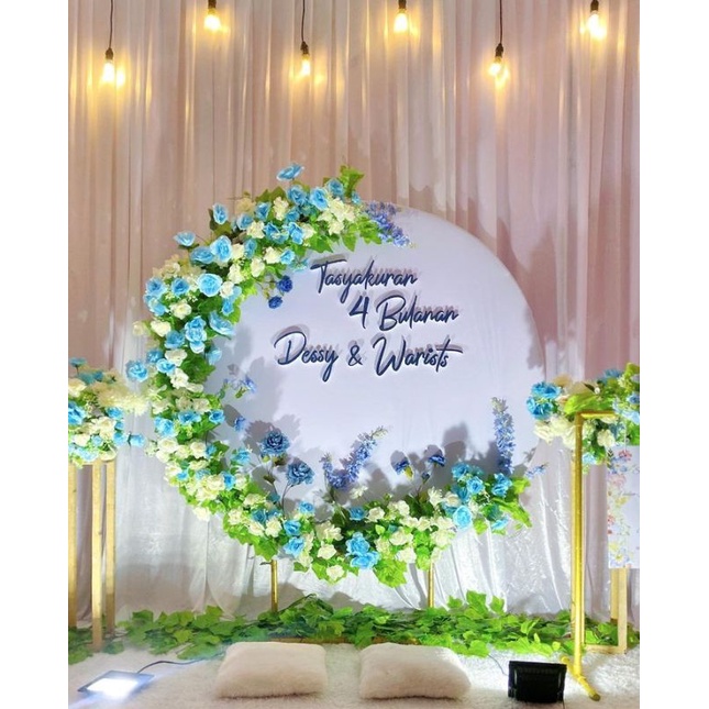 Jual Backdrop Lingkaran Styrofoam Dekorasi Pesta | Shopee Indonesia