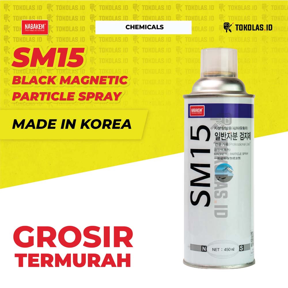 Jual Nabakem SM 15 Black Magnetic Particle Spray NDT Testing SM15 Korea ...