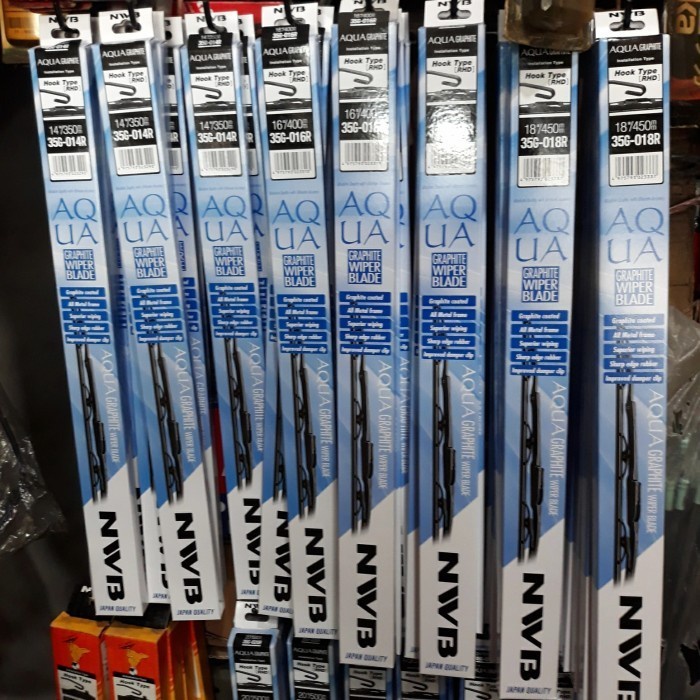 Jual wiper blade merek nwb type aqua toyota avanza 2012-up 20&14 original | Shopee Indonesia