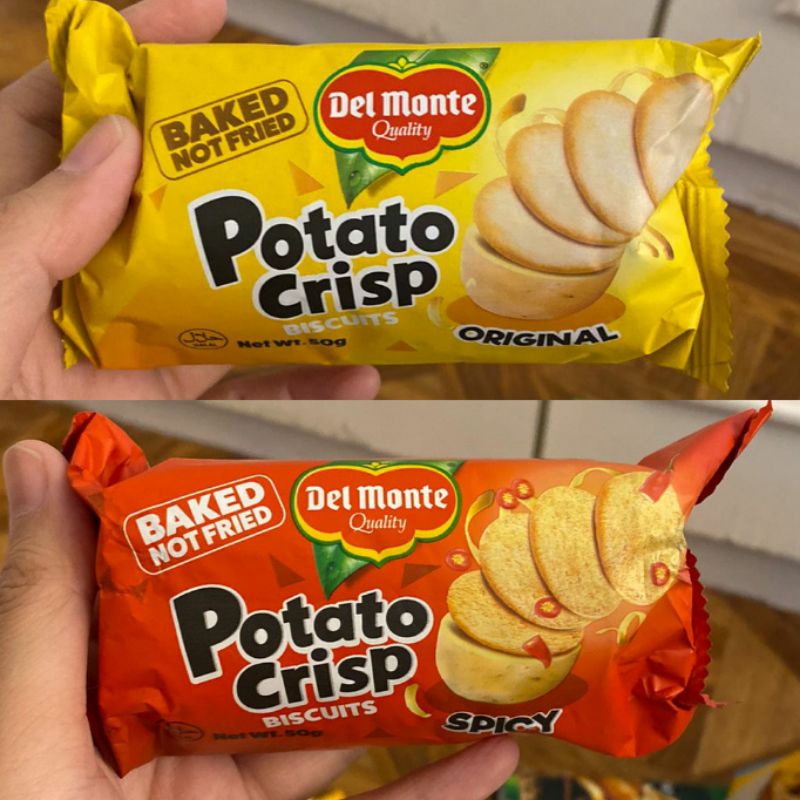 Jual Del Monte Baked Potato Crisp Certified Halal Philippines | Shopee ...