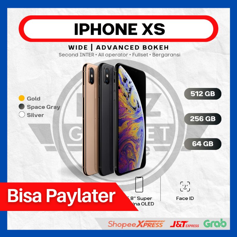 Jual Second iPhone XS 256GB BISA PAYLATER Mulus fullset Bergaransi ...