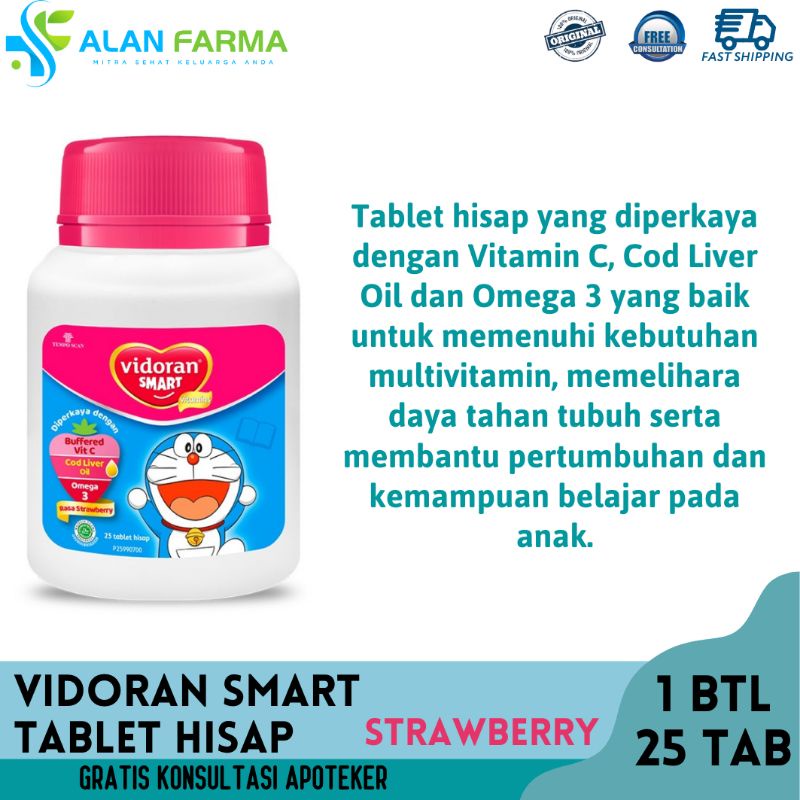 Jual Vidoran Smart Tablet Hisap | Vitamin Tablet Hisap Anak | Shopee Indonesia