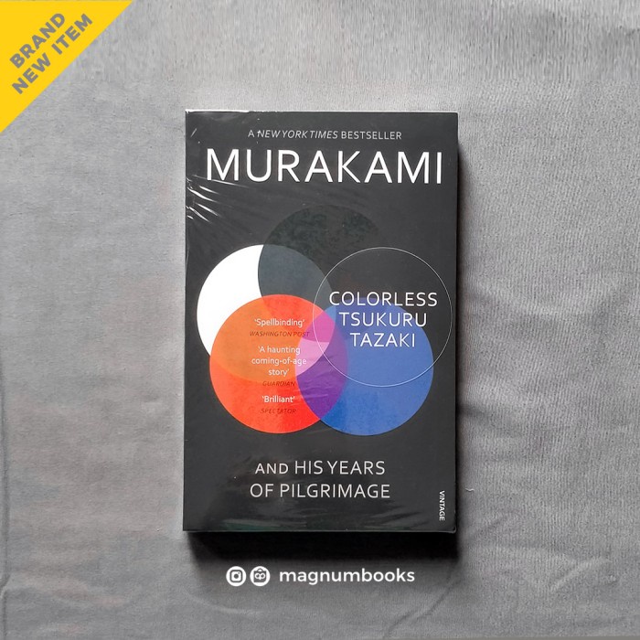 Jual Art Colorless Tsukuru Tazaki And His Years Of Pilgrimage (Haruki ...