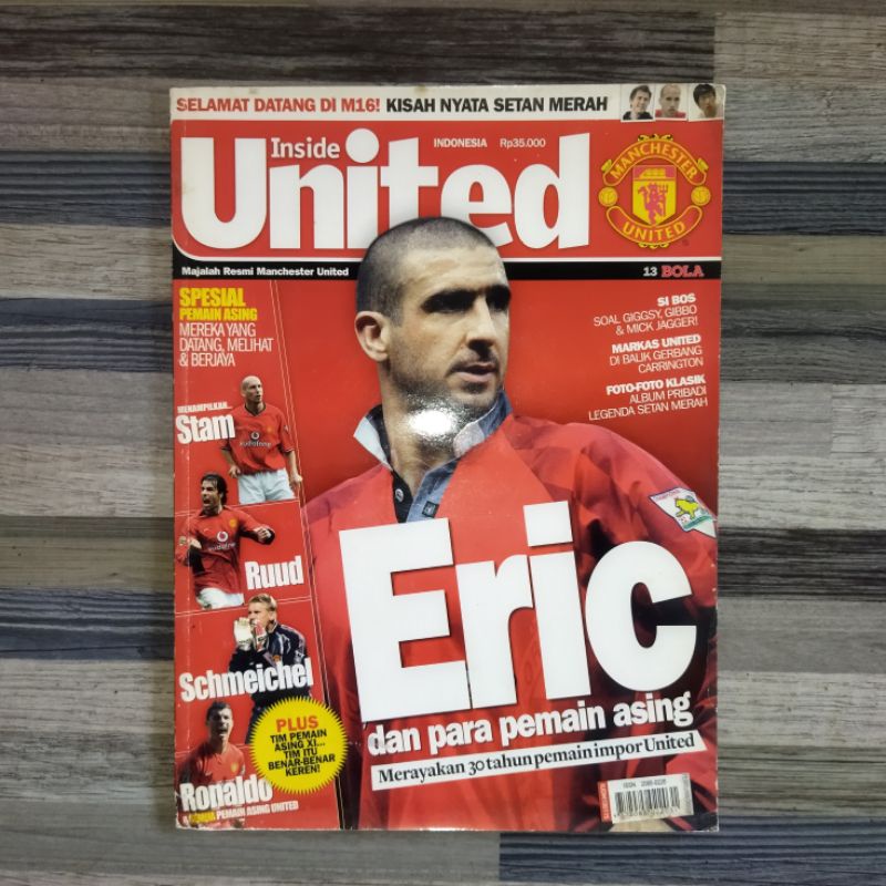 Jual MAJALAH INSIDE UNITED EDISI PEMAIN ASING TERBAIK MANCHESTER UNITED ...