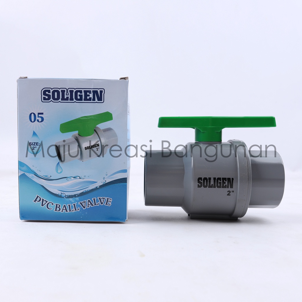 Jual Ball Valve SOLIGEN CN05 2 Inch Stop Kran PVC Inci Keran Air 2Inch ...