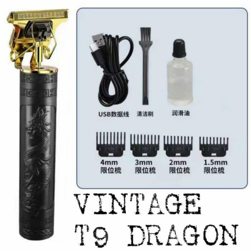 Jual T9 DRAGON Alat Cukur Rambut Dragon T9 Cukur Rambut Hair Clipper | Shopee Indonesia