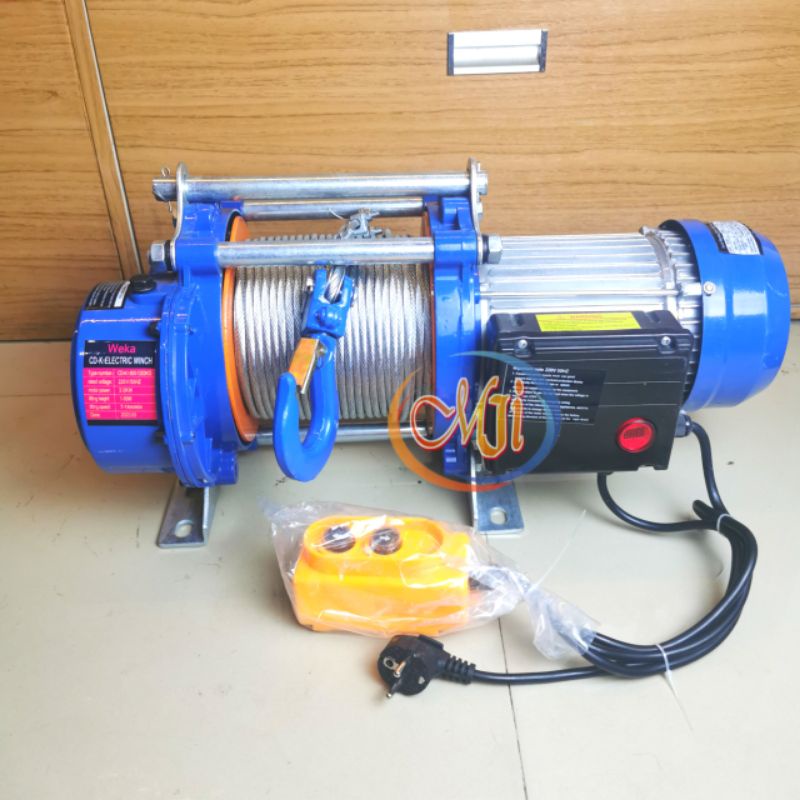 Jual Electric Winch Hoist 1200kg × 12 Meter Weka Germany 220V 1Phase | Shopee Indonesia