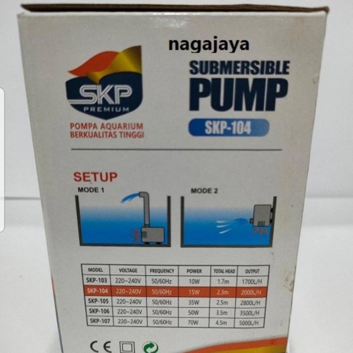 Jual Pompa Filter Skp 104 Premium Pompa Celup Filter Aquarium 15 Watt ...