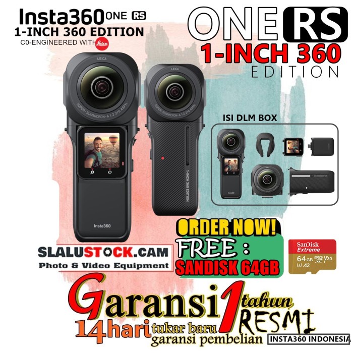 Jual Insta360 One Rs 1-Inch 360 Edition Garansi Resmi | Shopee Indonesia