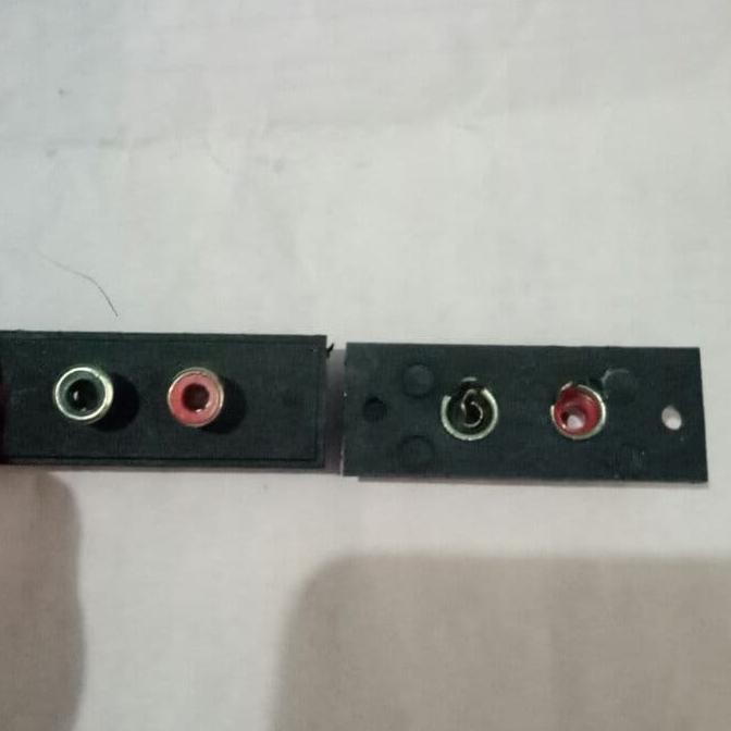 Jual Socket RCA Plastik Body 2P 2 Pin Lubang Audio Output | Shopee ...