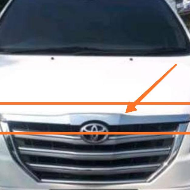 Jual List Kap Mesin Innova 2012 2015 Chrome Model Ganti | Shopee Indonesia