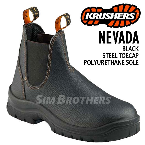 Jual Sepatu Safety Shoes Krushers Nevada Black | Shopee Indonesia