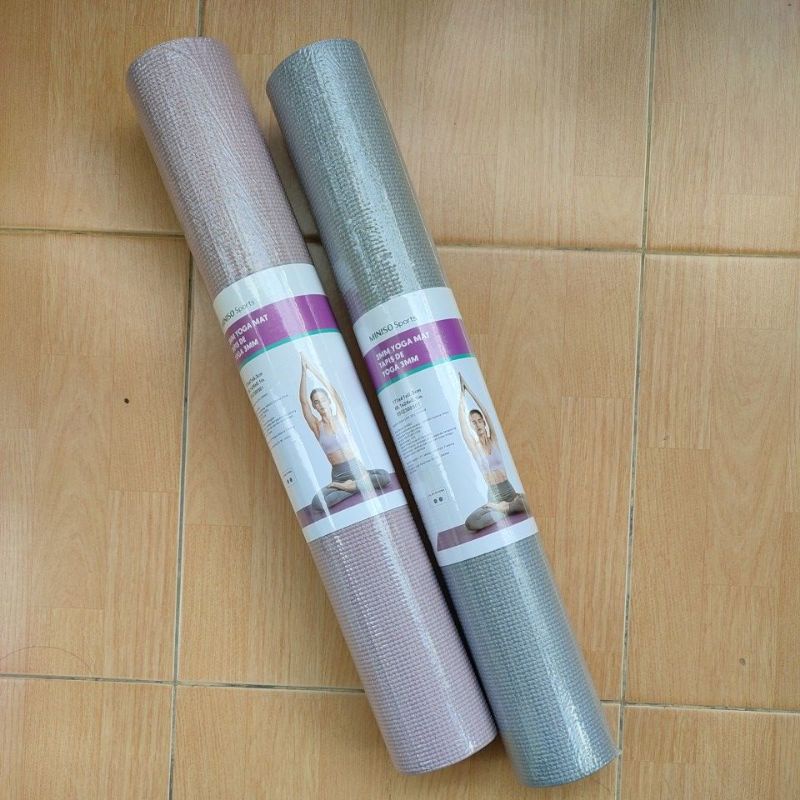 Jual MINISO SPORTS YOGA MAT 3MM 5MM ALAS YOGA MATRAS YOGA OLAHRAGA ...