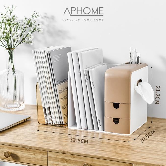 Jual APHOME Kotak File Tray Folder Box Desk Organizer Rak Buku Meja ...