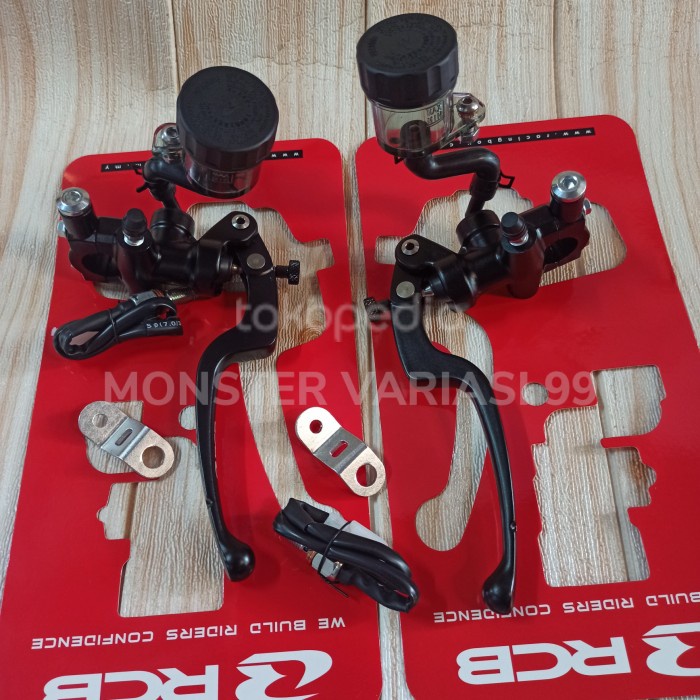 Jual master rem RCB S2 tipe radial cnc set kiri kanan Nmax-pcx150-Adv ...