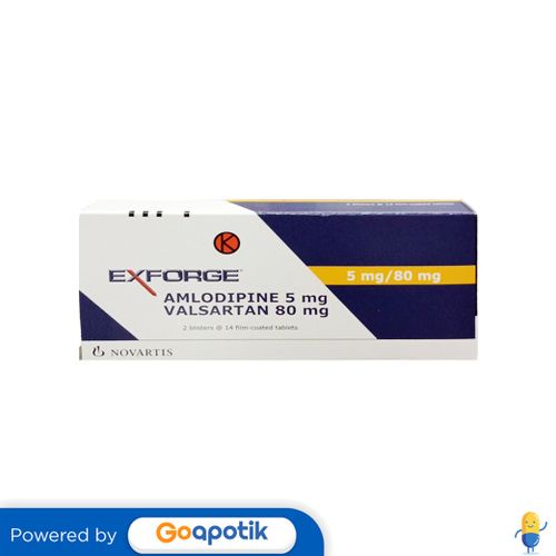 Jual EXFORGE 5/80 MG BOX 28 TABLET | Shopee Indonesia