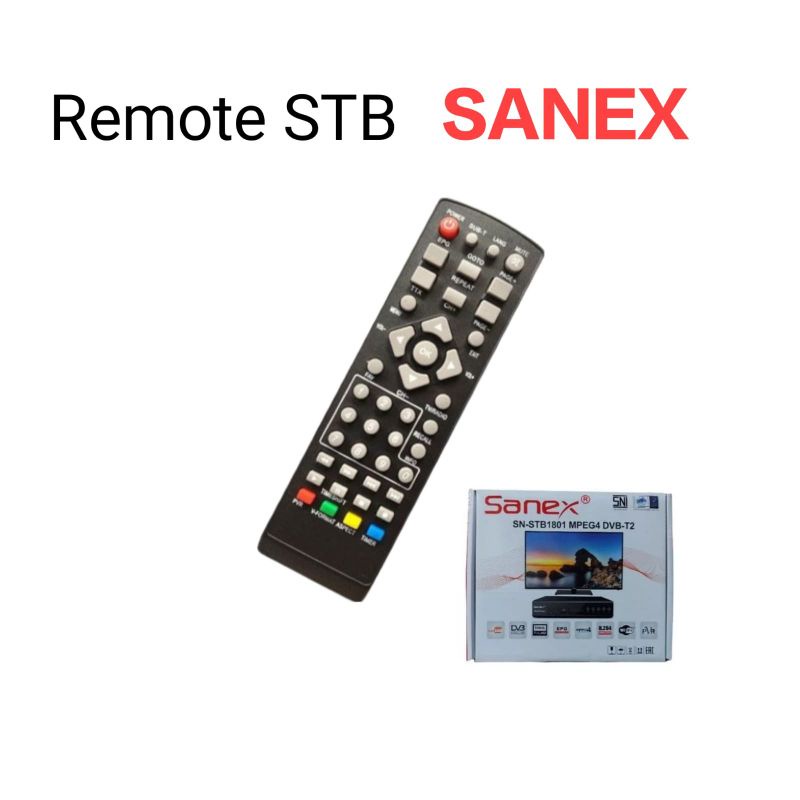 Jual REMOTE STB Sanex Remote set top box sanex | Shopee Indonesia