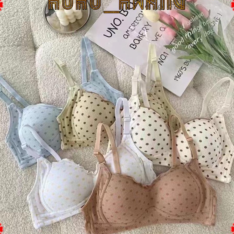 Jual Promo HOHO_HWANG (B-344) BRA REMAJA MODEL POLKADOT KOREA STYLE BRA ...