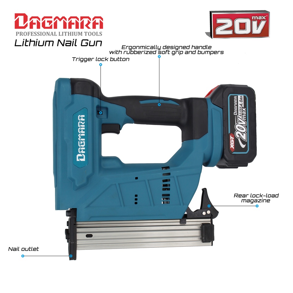 Jual Dagmara F30 20V LXT Lithium-Ion Cordless Nailer, 23 Gauge Nail Gun ...