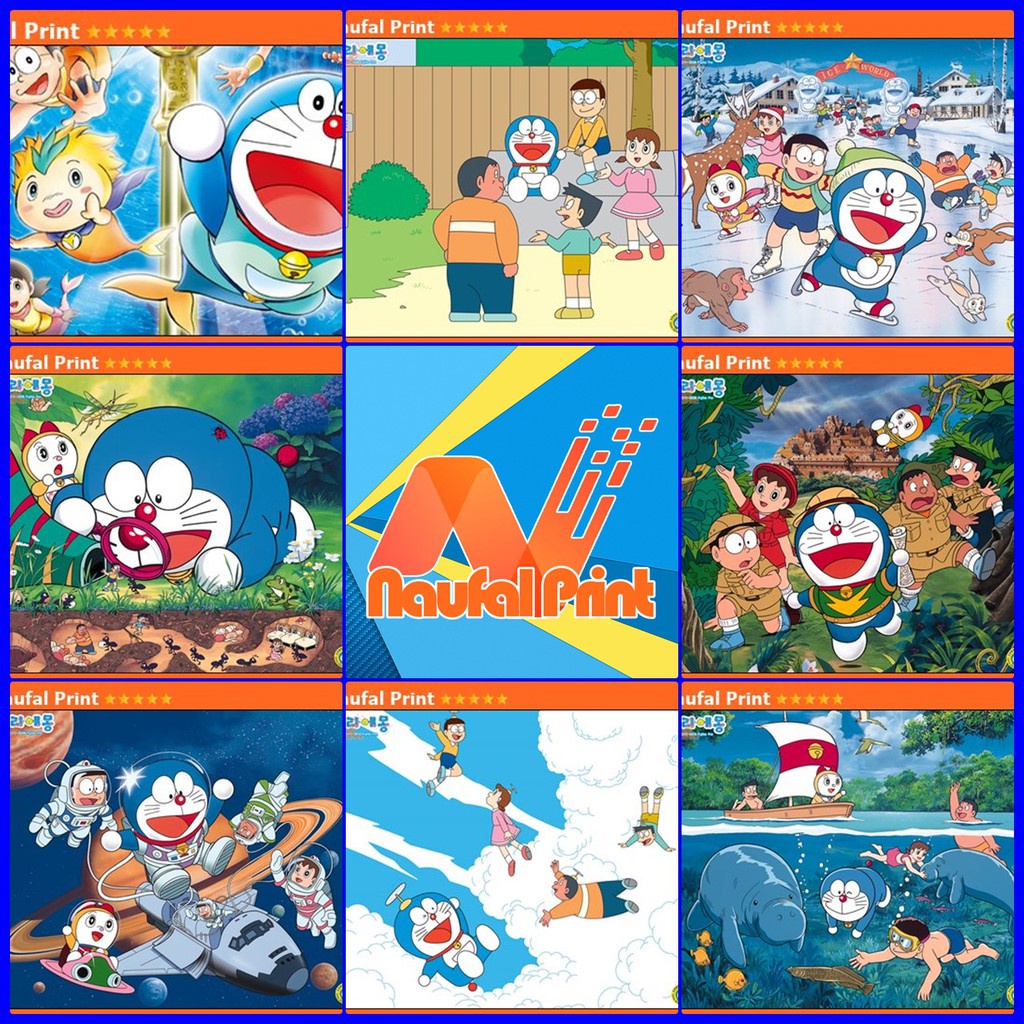 Jual Sticker | Poster A3 & A4 || doraemon | lovers | nobita ...