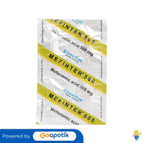 Jual MEFINTER 500 MG STRIP 4 TABLET | Shopee Indonesia