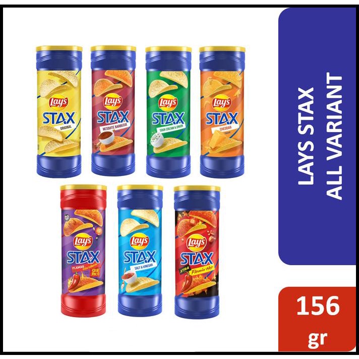 Jual Lays Stax Snack 155 Gr (5.5 Oz) | Shopee Indonesia