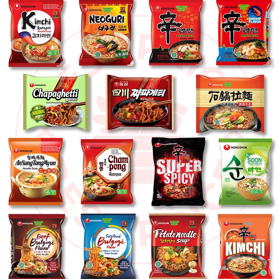 Jual 12.12 MALL NONGSHIM - SEMUA VARIAN MIE KOREA (SHIN RAMYUN/ NEOGURI ...