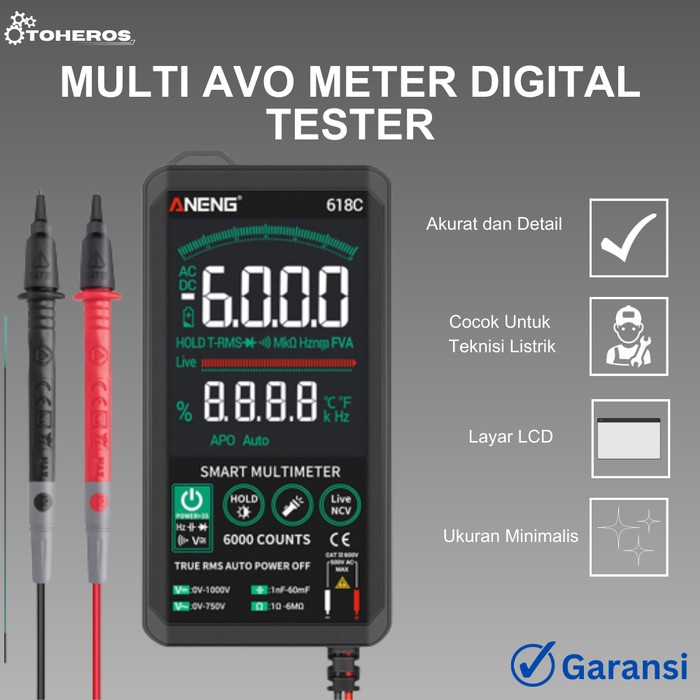 Jual MULTI AVO METER DIGITAL TESTER MULTITESTER AVOMETER MULTIMETER ...