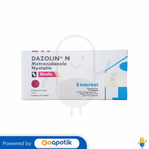 Jual DAZOLIN N BOX 10 OVULA | Shopee Indonesia