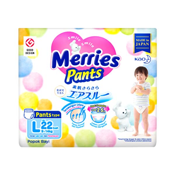 Jual MERRIES PANTS L 22 PCS - POPOK | Shopee Indonesia