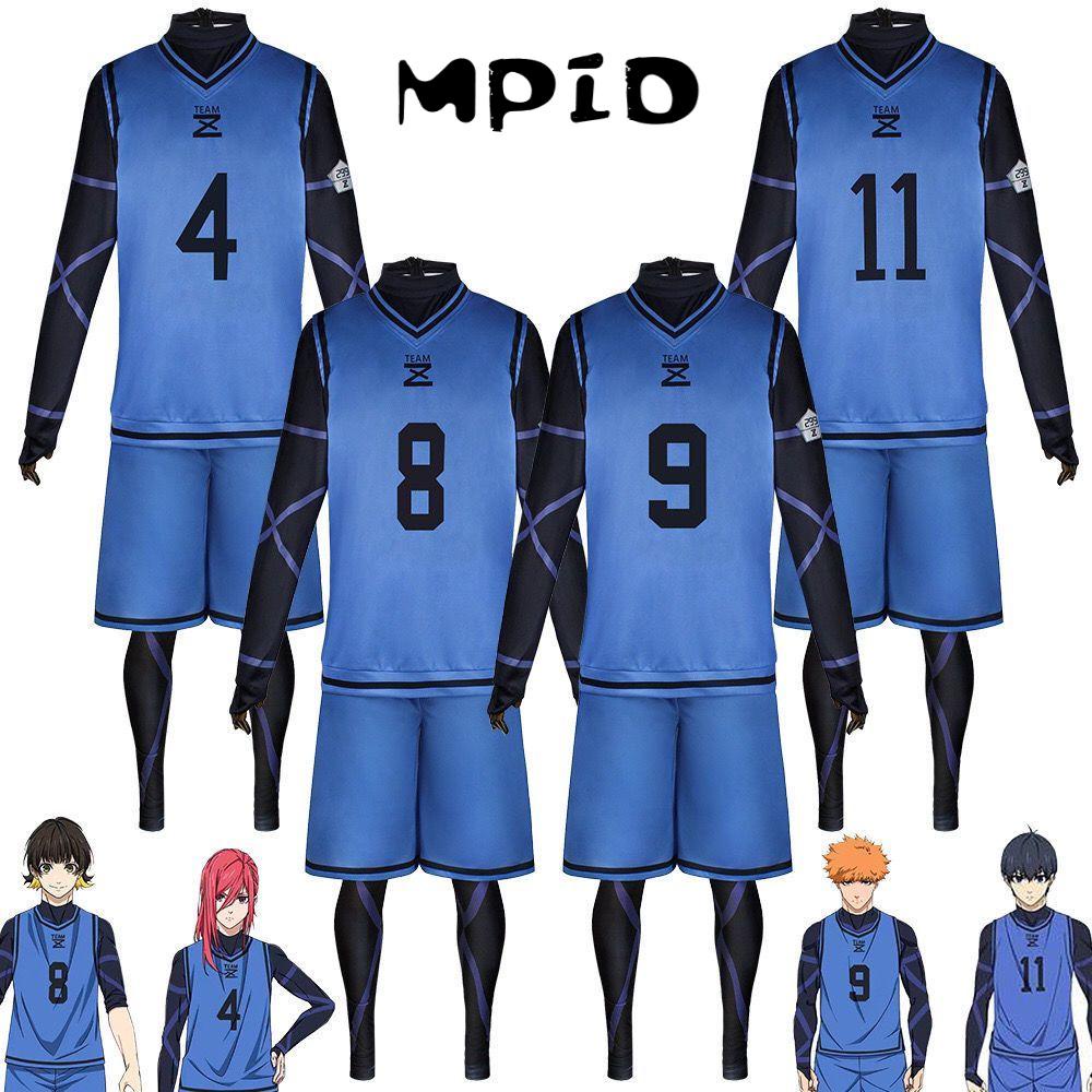 Jual 【MPID】Anime Blue Lock Cosplay Costume Isagi Yoichi Chigiri Bachira ...
