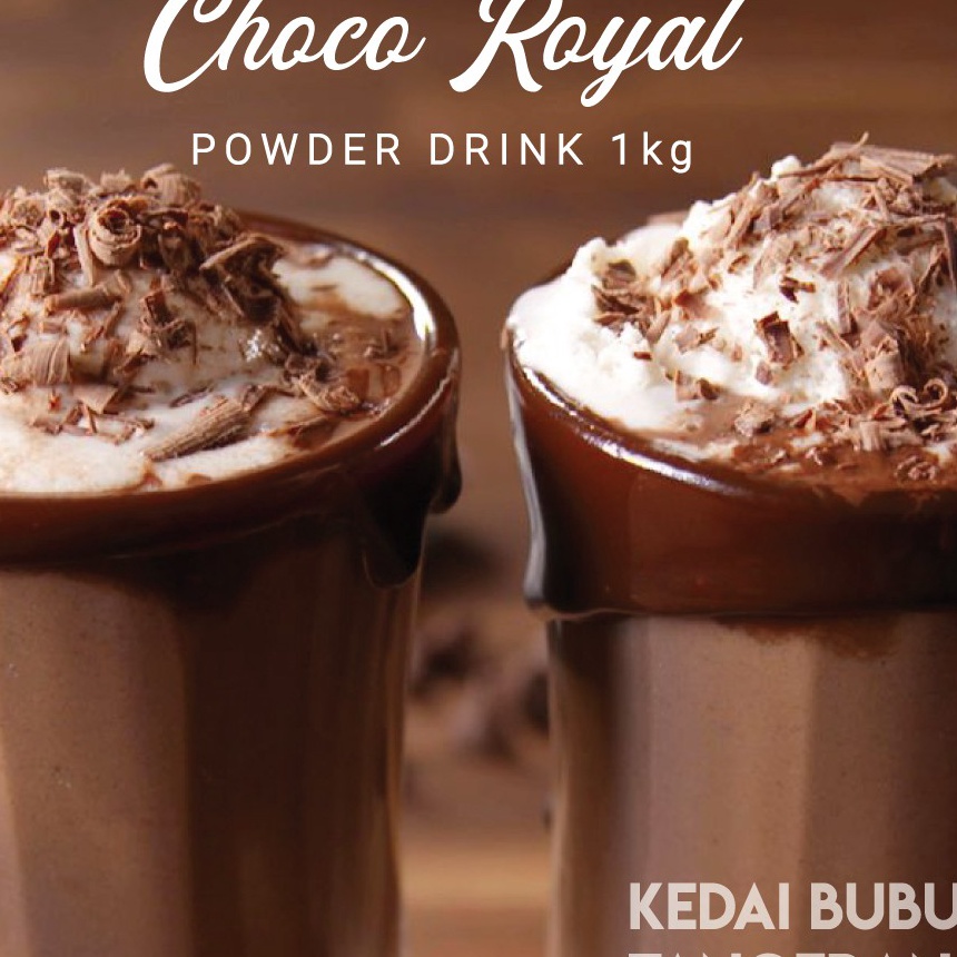 Jual Bubuk Minuman Choco Royal Bubble drink Powder drink Ice Blended ...