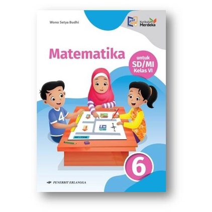 Jual 0025101480 - BUKU ERLANGGA ORIGINAL MATEMATIKA SD MI KELAS 6 VI KURIKULUM MERDEKA | Shopee ...