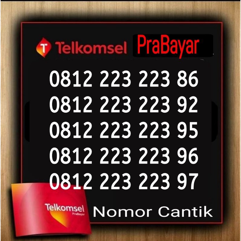 Jual Nomor cantik Simpati 4G LTE nomer Cantik angka rapih manis turun unik ABC ABC | Shopee ...