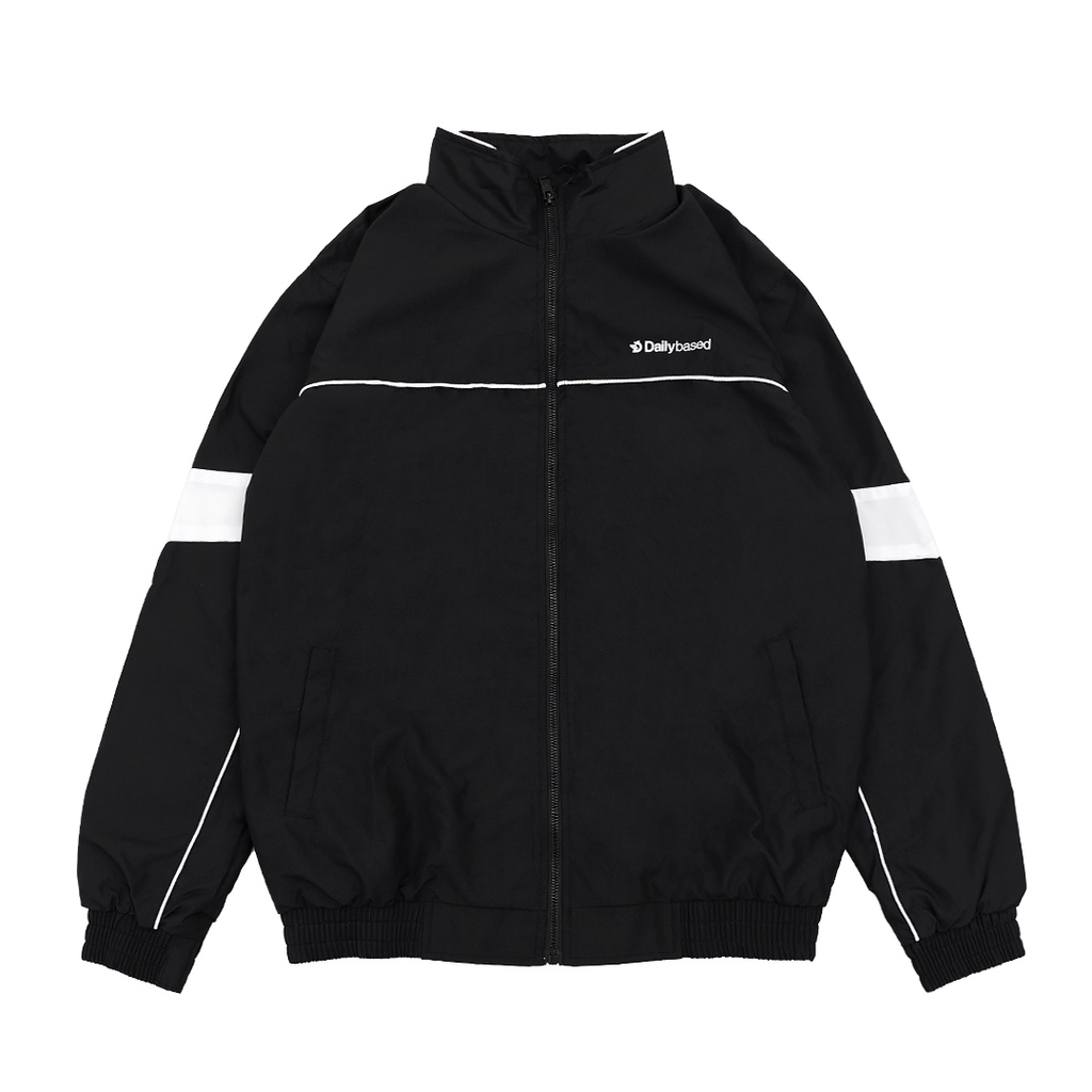 Jual Tracksuit Tracktop Casual Jacket DAILYBASED | Bolt Black Line ...