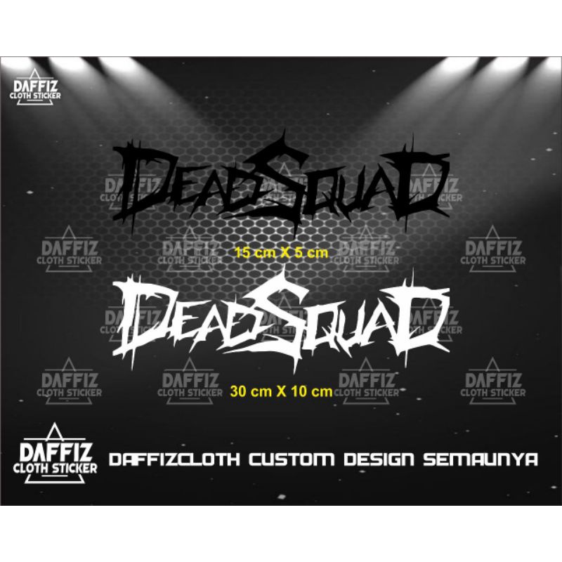 Jual STICKER CUTTING DEAD SQUAD | Shopee Indonesia