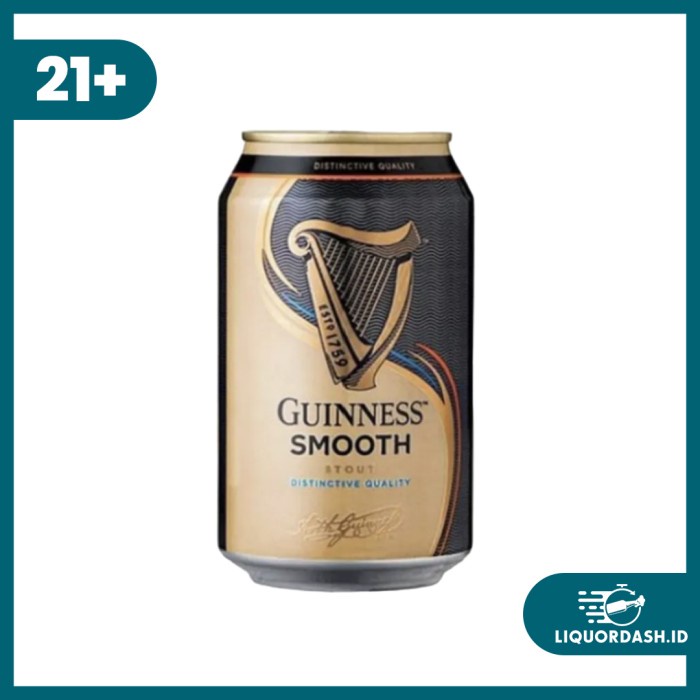 Jual Guinness Smooth Can 320ml | Shopee Indonesia