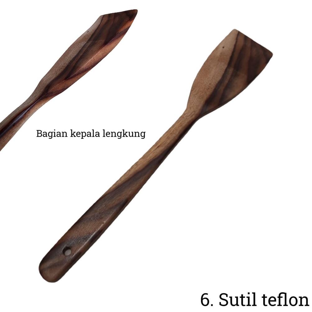 Jual Sutil Solet Entong Nasi Kayu Sono Panjang 35Cm - Peralatan Dapur ...