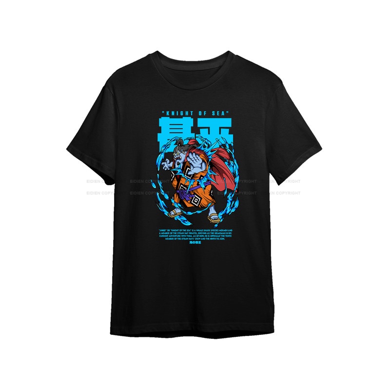 Jual Kaos One Piece Karakter Jinbe Knight Of Sea / T-Shirt Desain Anime ...