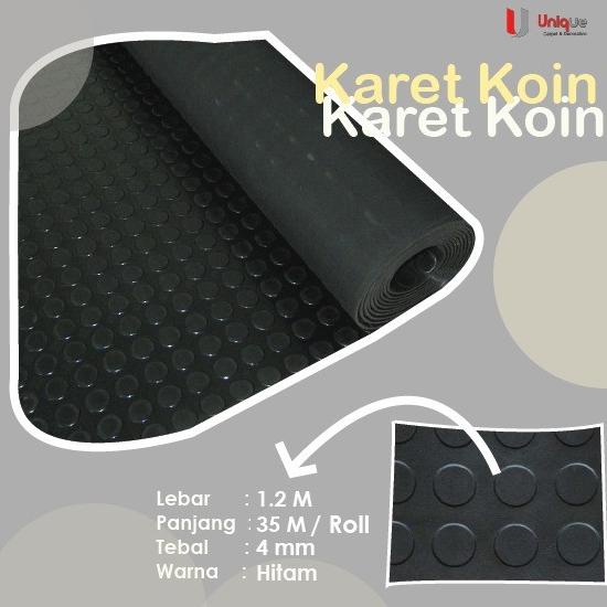 Jual Karpet Karet Motif Koin meteran Dan Roll | Shopee Indonesia