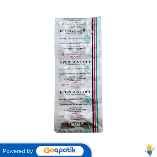 Jual EPERISONE HYDROCHLORIDE NULAB 50 MG STRIP 10 TABLET | Shopee Indonesia