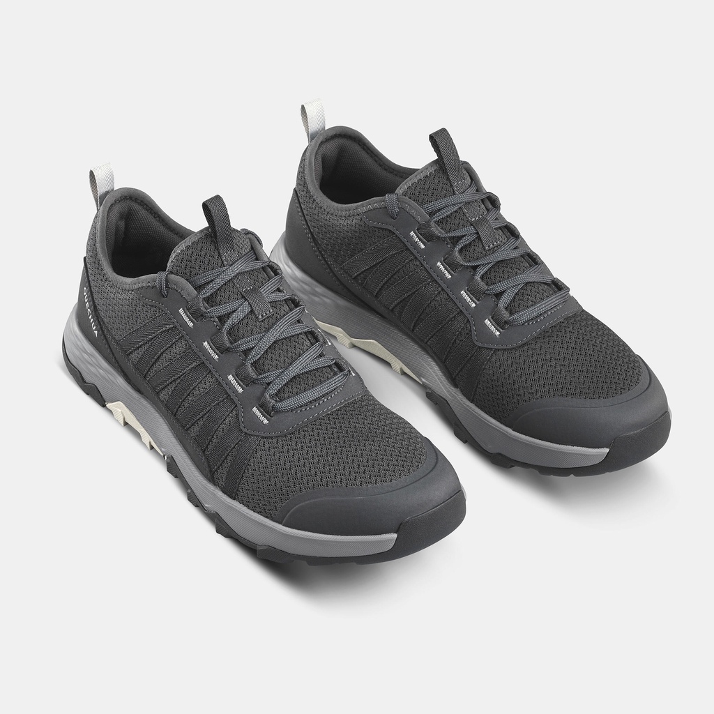 Jual Decathlon QUECHUA Sepatu hiking pria - NH500 Fresh - Hitam Sepatu ...