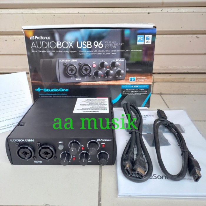 Jual Best Seller Sound Card Presonus Audiobox Usb 96 Original | Shopee ...