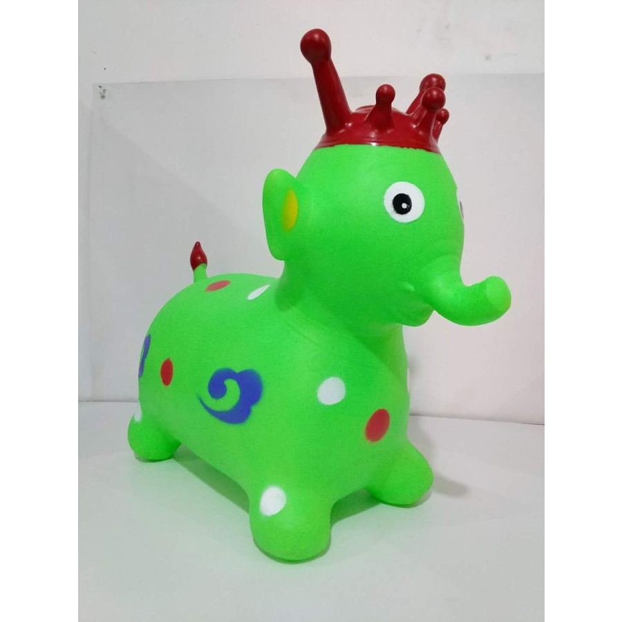 Jual Hewan Musik / Jumping Animal / GAJAH Karet ( ada suara dan lampu ...