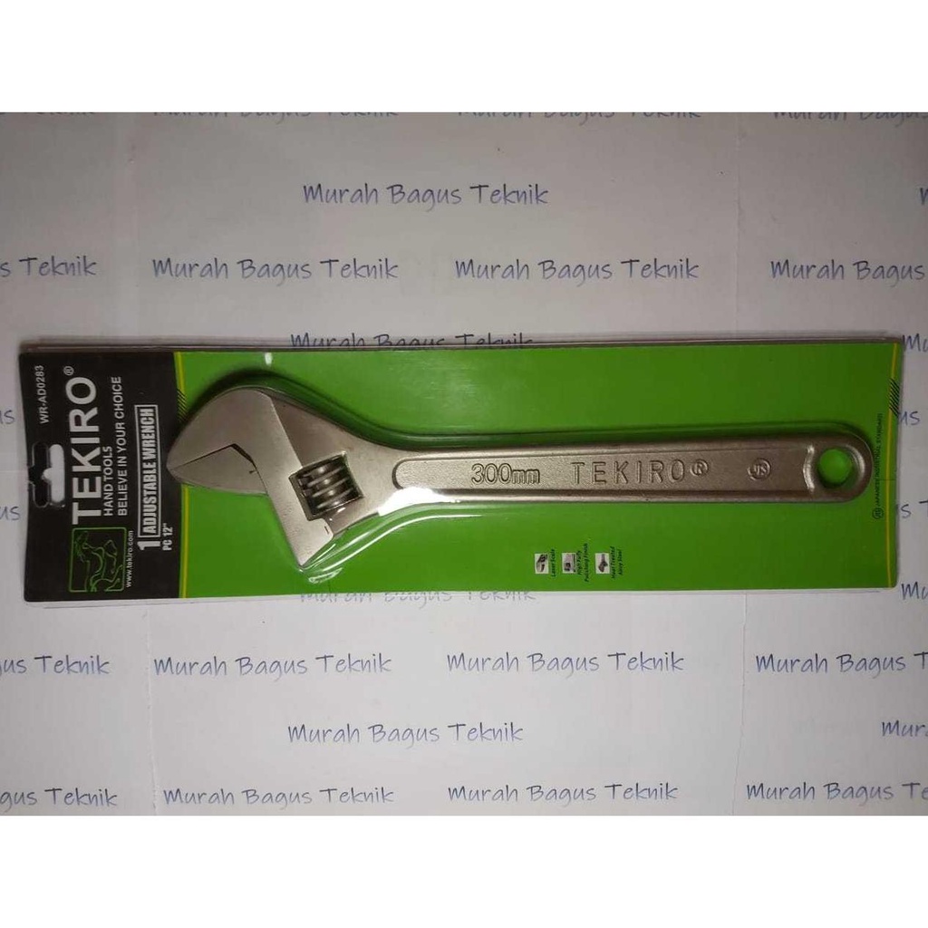 Jual TEKIRO KUNCI INGGRIS 12" INCHI ADJUSTABLE WRENCH | Shopee Indonesia
