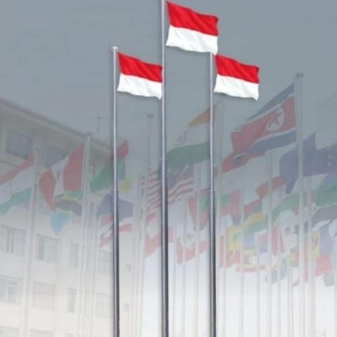 Jual Tiang Bendera Stainless Telescopic 200,250,300,400cm | Shopee ...