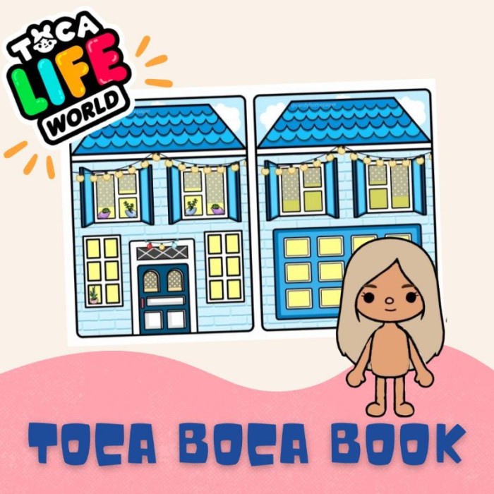 Jual Best Seller Toca Boca Paper Doll Book Mainan Toca Boca Kertas ...