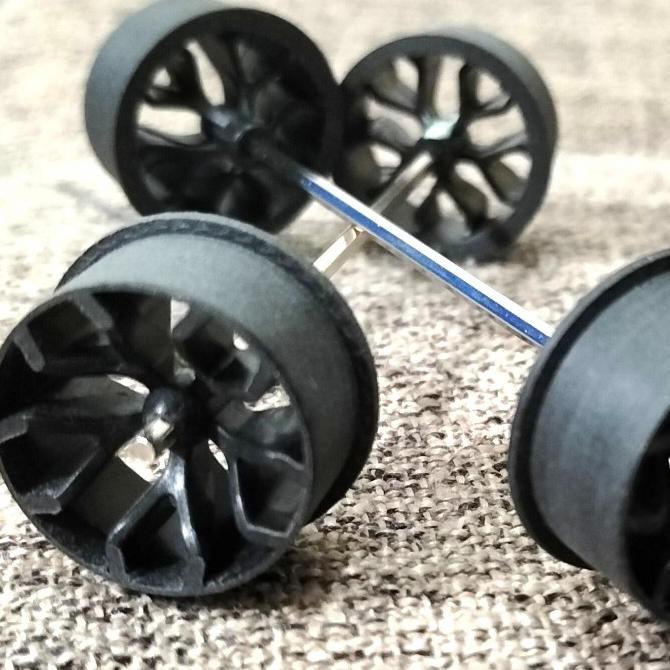 Jual Velg Balance Y Spoke Carbon + Ban Super Hard - Side Damper Tamiya ...