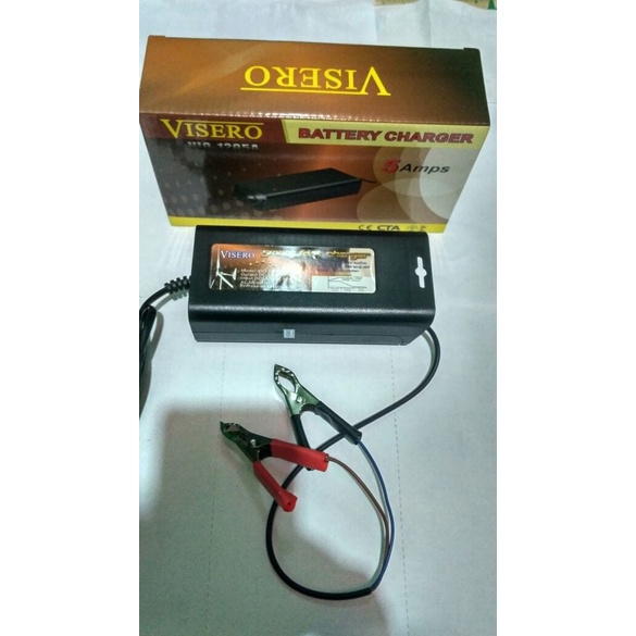 Jual kode 7 Smart Fast Charger Accu Aki 12v 5a Otomatis Visero | Shopee ...